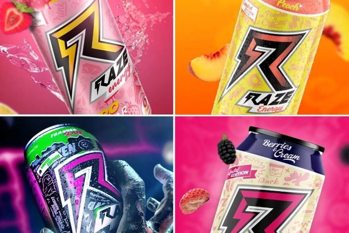 raze and its energy drink really made an impression when it kicked off ...